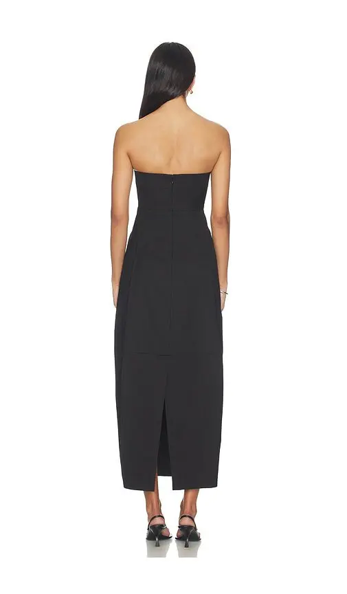 ST. AGNI Canvas Pleat Cocoon Dress