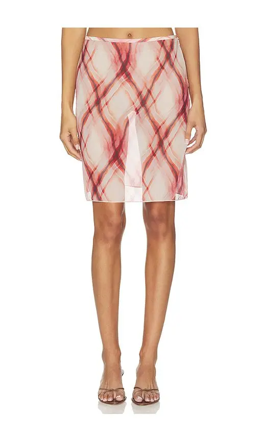 Superdown Dalary Skirt - Red