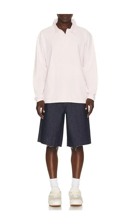 SUNFLOWER Heavy Jersey Rugby Polo In . Also - Blush