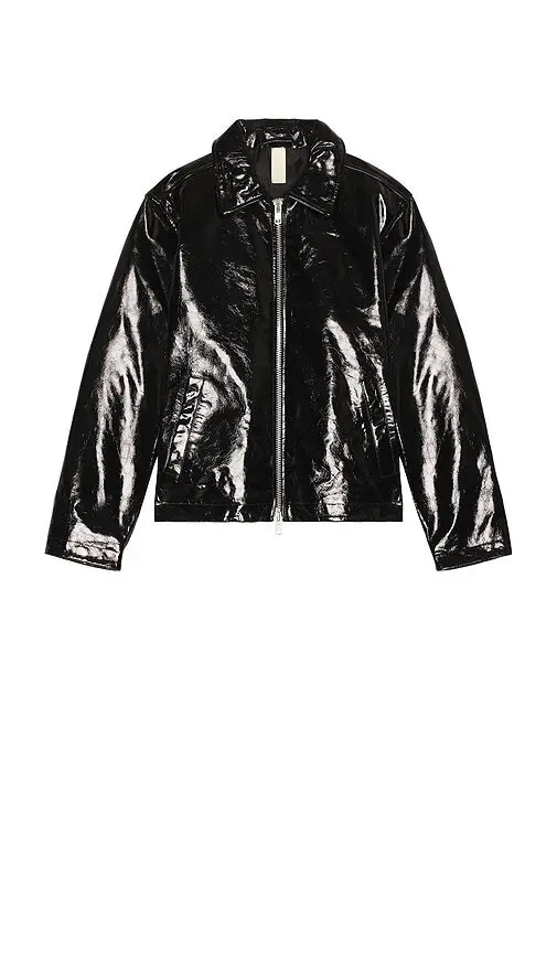 SUNFLOWER Leather Zip-up Jacket