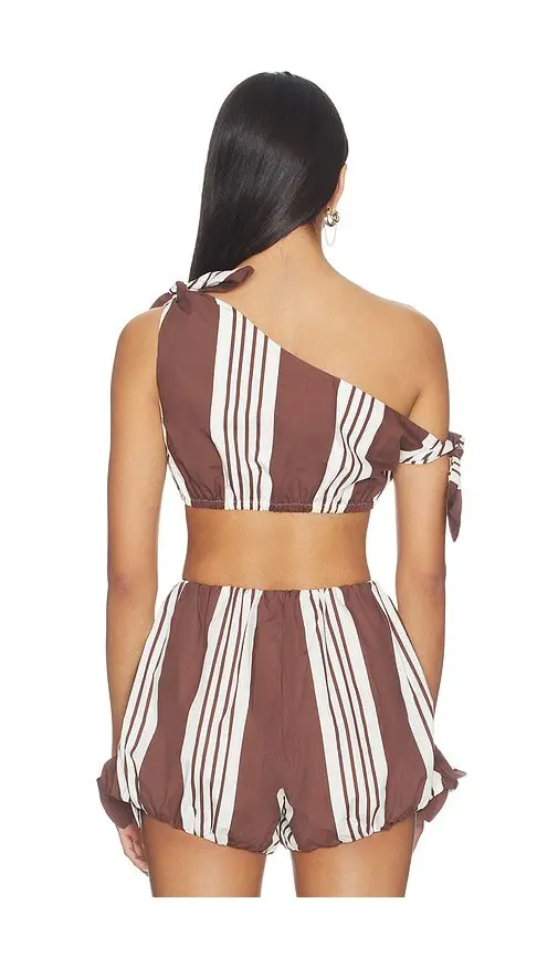 Posse Rosie Tie Top - Brown