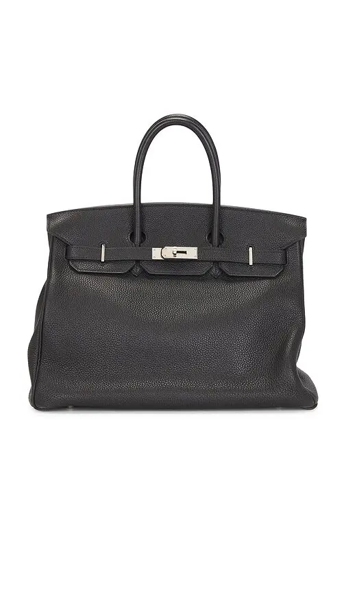FWRD RENEW Hermes Togo Birkin 35 Handbag - Black