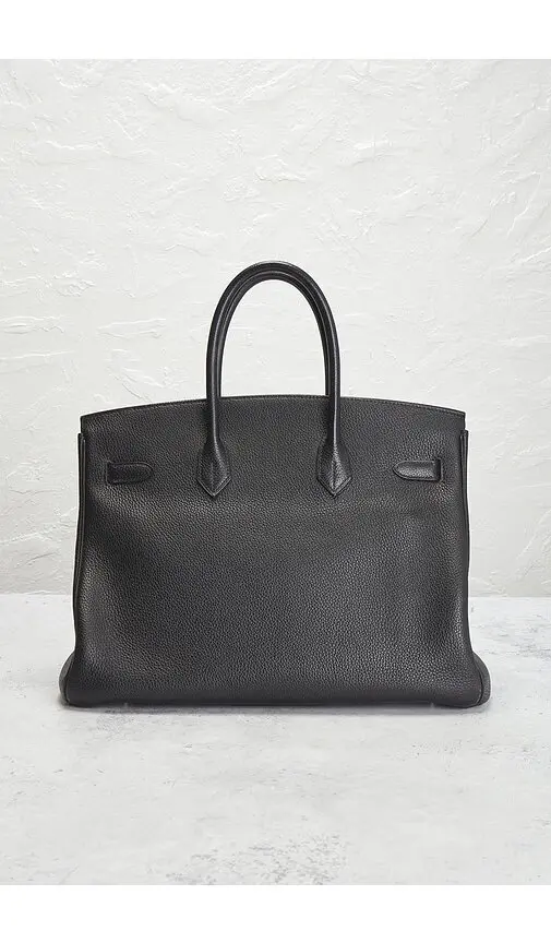 FWRD RENEW Hermes Togo Birkin 35 Handbag - Black