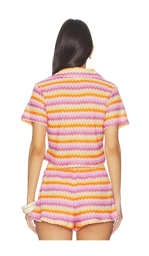 LOVERS AND FRIENDS Nettie Top - Orange,lavender