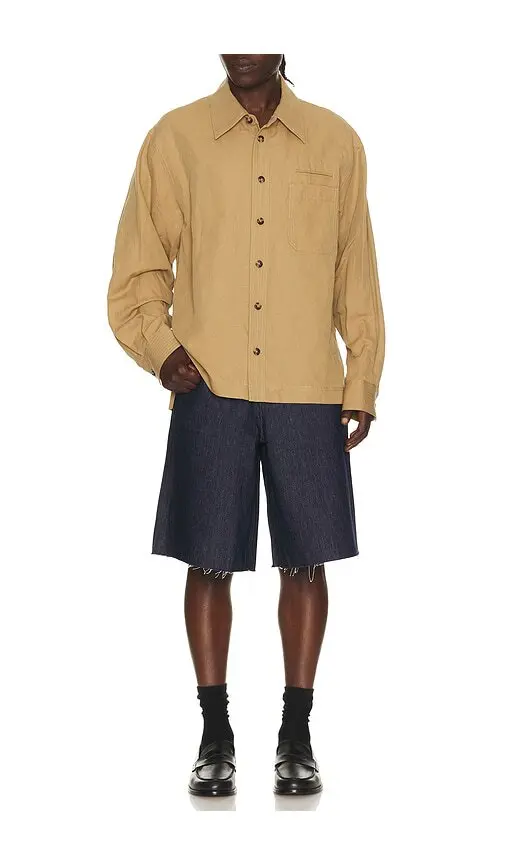 Helmut Lang Sailor Overshirt In . Also - Tan
