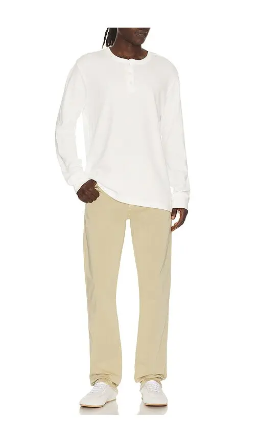 FRAME Modern Straight Trousers - Beige