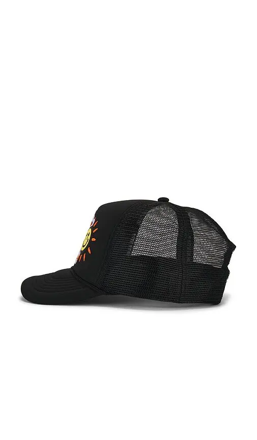 HAPPY CAPS Trucker Hat - Black