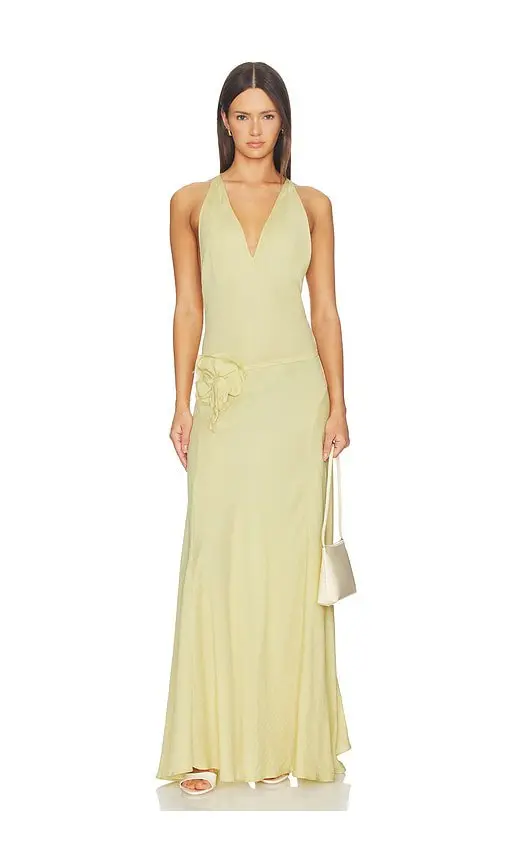 MOTHER OF ALL Fran Belt Dress - Lemon