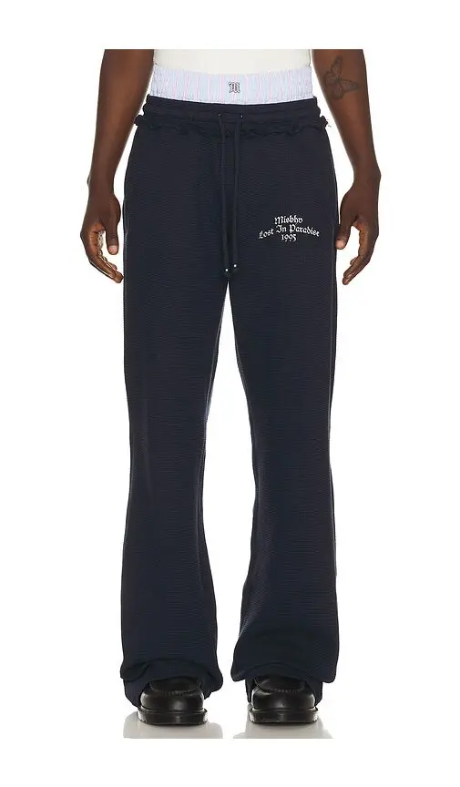 MISBHV 2in1 Stripe Sweatpants In . Also - Navy
