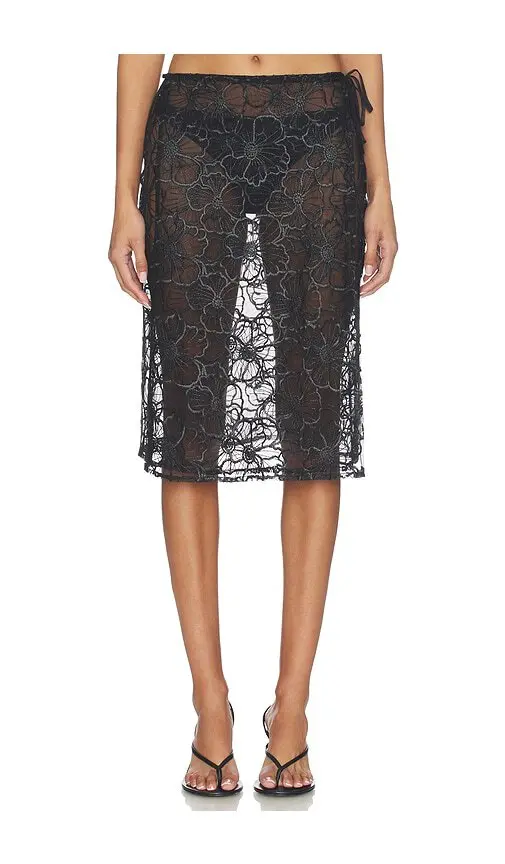 OPERASPORT Alba Long Skirt - Black