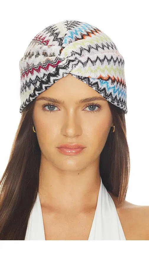 Missoni Chevron Multi Turban - Cream