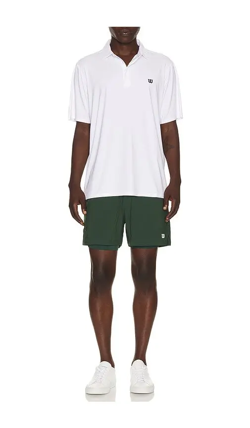 Wilson Set Point Lined Shorts - Olive