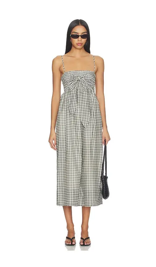 Vince Tie Smocked Cami Dress