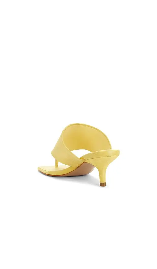 Schutz Sage Mid Stiletto Sandal - Yellow