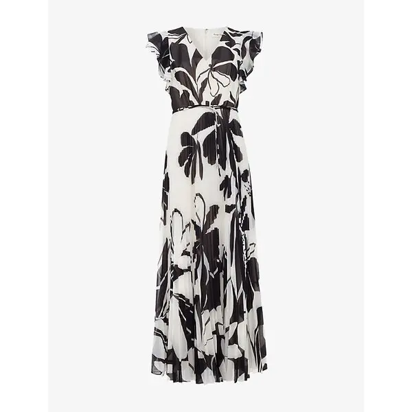 PHASE EIGHT Petite Uma Floral-print Woven Maxi Dress
