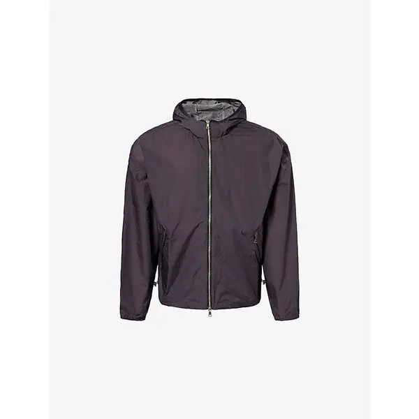 MKI MIYUKI ZOKU Hyperlight Hooded Shell Wind Jacket - Raisin