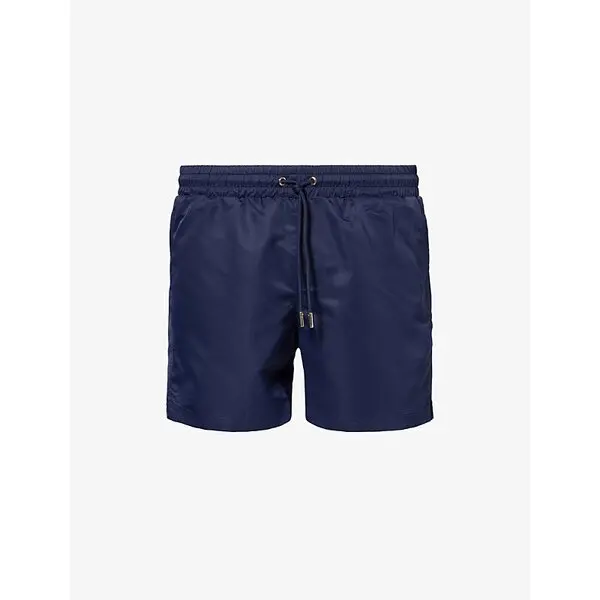 THE COUTURE CLUB Water Reactive Emblem Swim Shorts - Navy