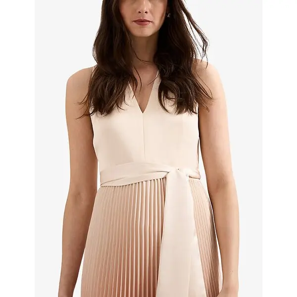 PHASE EIGHT Sloane Pleated Ombré Maxi Dress