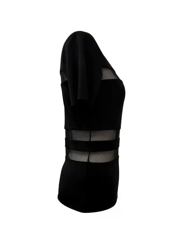 ALEXANDER WANG Mesh-accent T-shirt