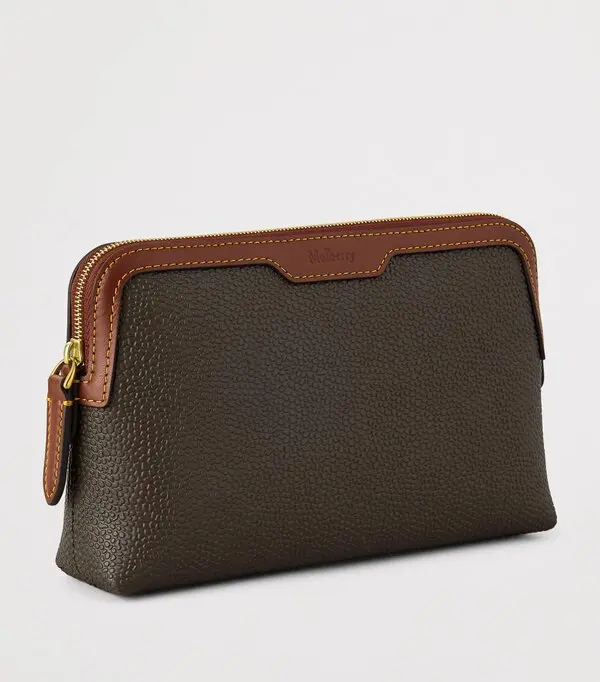 Mulberry Small Scotch Grain Cosmetic Pouch