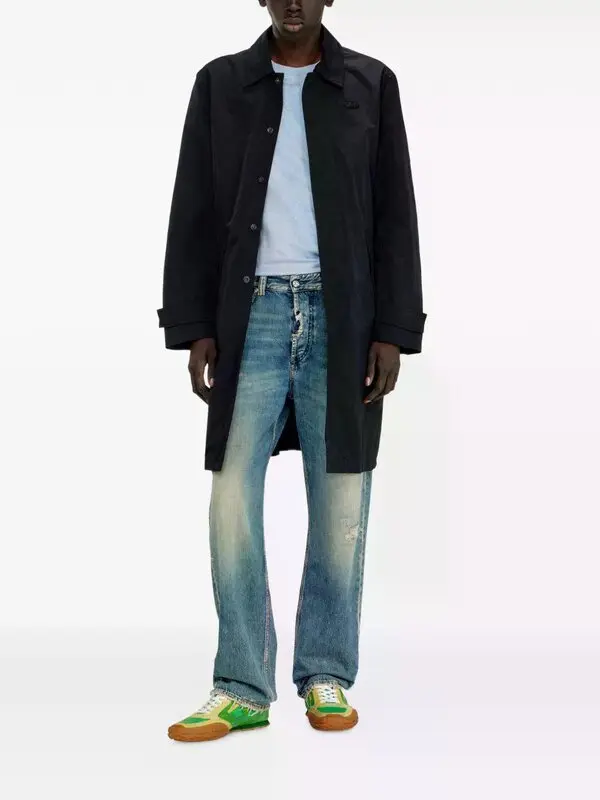 DIESEL® Crinkled Trench Coat
