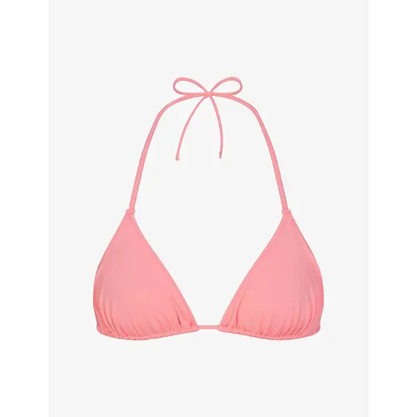 SKIMS Signature Swim Triangle Bikini Top - Melon