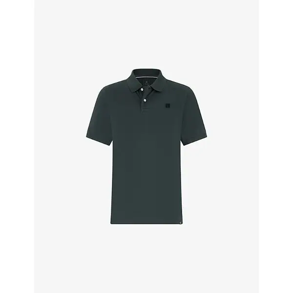 Boggi Milano Logo-flocked Regular-fit Cotton-piqué Polo Shirt
