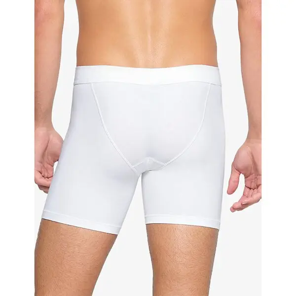 SKIMS Cotton Pack Of Three 5-inch Boxer Briefs