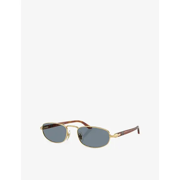 Persol Pillow-frame Metal Sunglasses