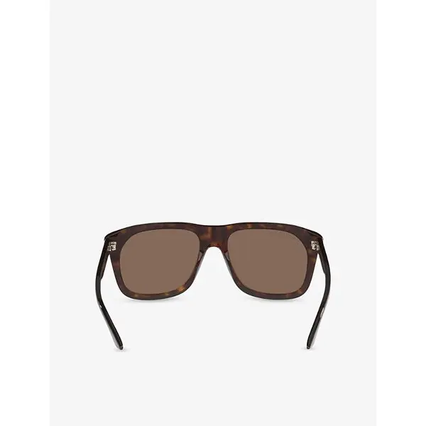 Gucci Rectangle-frame Acetate Sunglasses