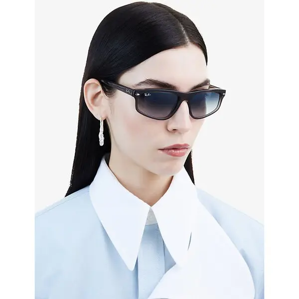 Ray-ban Rb2225 Irregular-frame Propionate Sunglasses