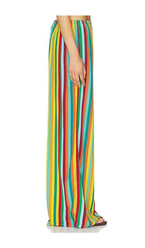 SIMONMILLER Nella Crepe Wide Leg Pant - Green