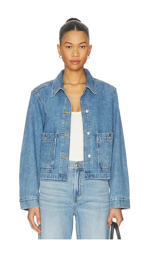 Madewell Chore Cropped Denim Jacket