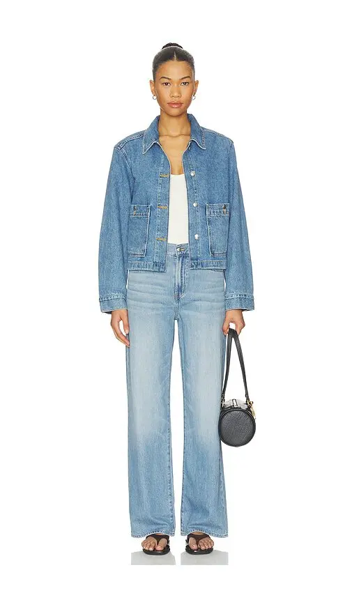 Madewell Chore Cropped Denim Jacket