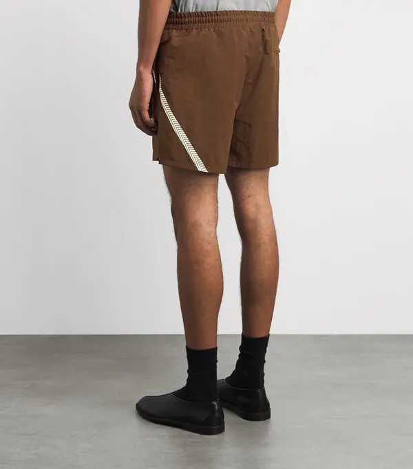 CHERRY LOS ANGELES Logo Running Shorts - Brown