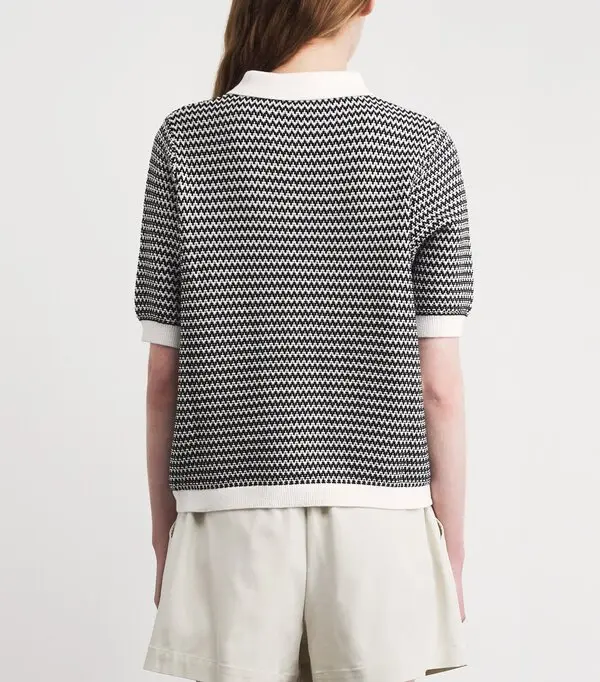 Varley Knitted Gaelle Polo Shirt