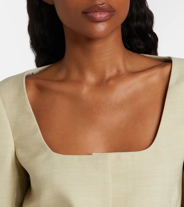 Calvin Klein Camille Wool Jacket - Beige