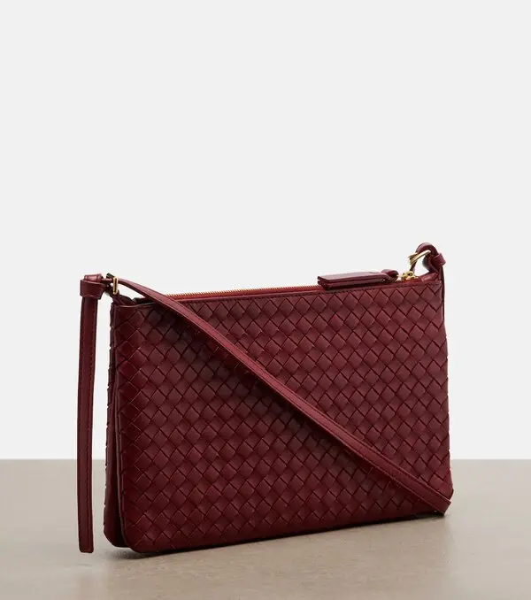 Bottega Veneta Intrecciato Leather Crossbody Bag
