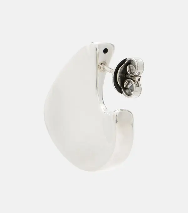 Bottega Veneta Disc Sterling Earrings