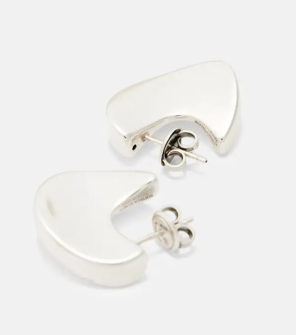 Bottega Veneta Disc Sterling Earrings
