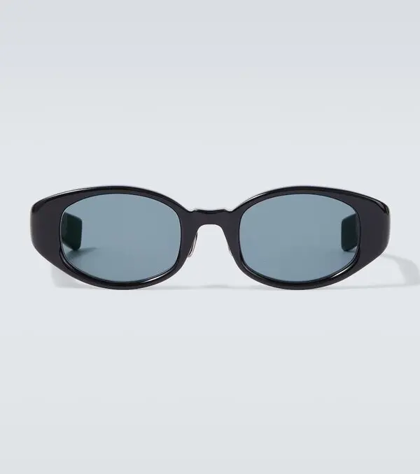 Auralee X Eyevan 002r Oval Sunglasses - Black