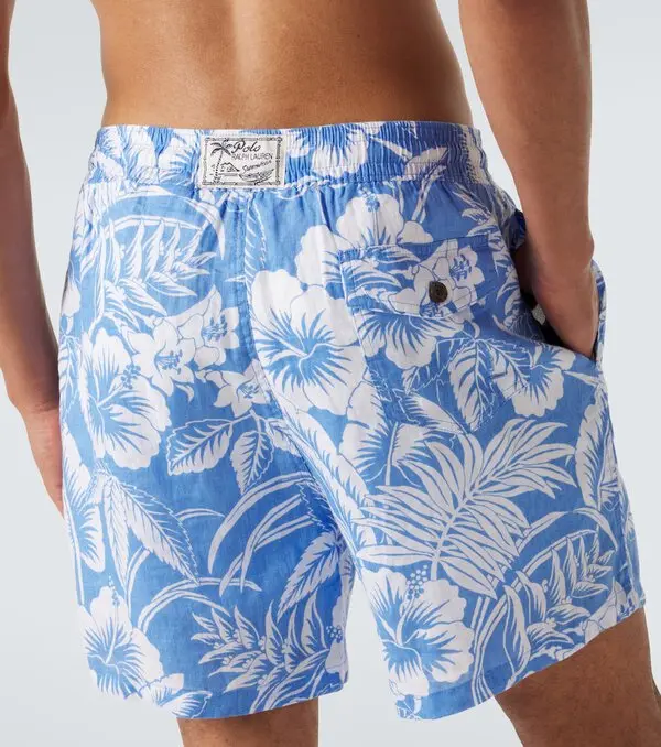 Polo Ralph Lauren Floral Linen Swim Trunks