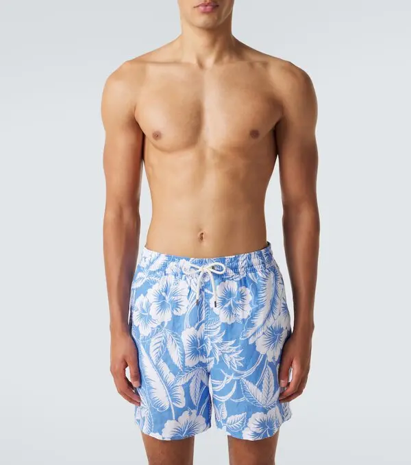 Polo Ralph Lauren Floral Linen Swim Trunks