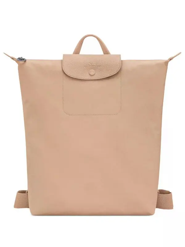 Longchamp Le Pliage Backpack With Leather Trim