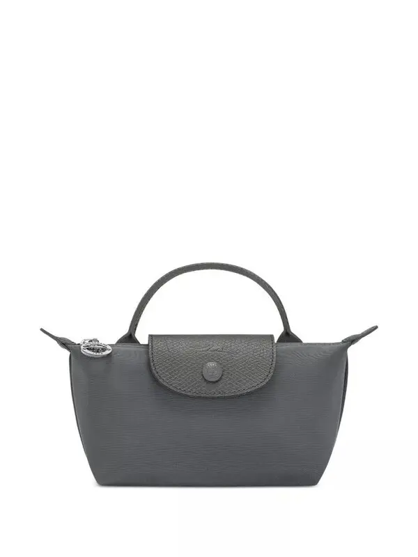 Longchamp Le Pliage Leather-trim Tote Bag - Grey