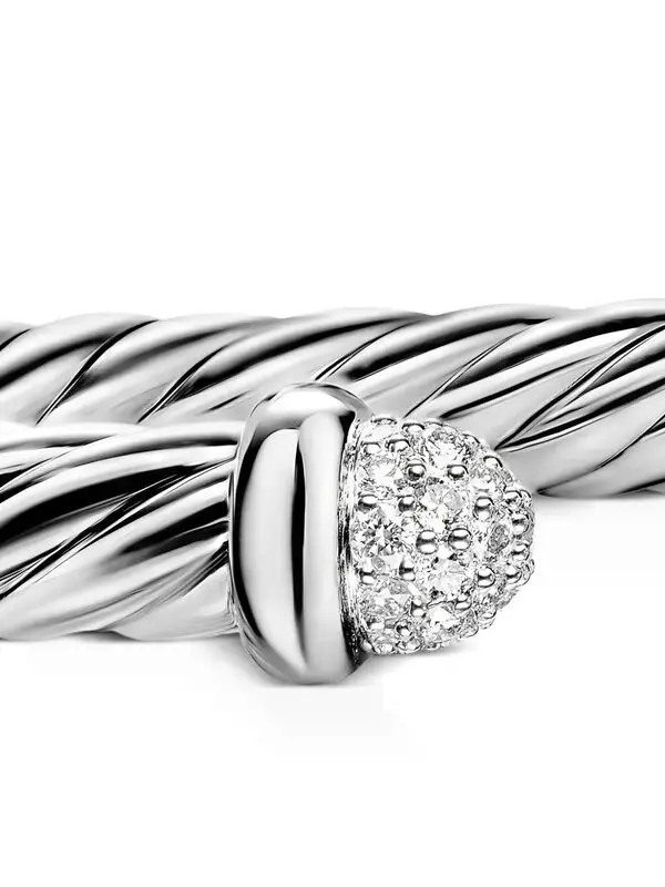 David Yurman Cable Flex Diamond Bracelet