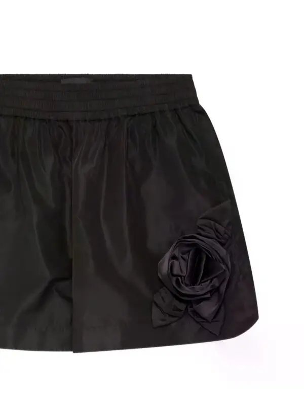 Simone Rocha Rose Appliqué Shorts