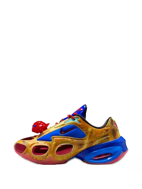 Nike X Windowsen Cut-out Marble-print Sneakers - Blue