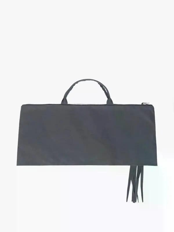 SCHA Zip-top Tote Bag With Fringe Detail