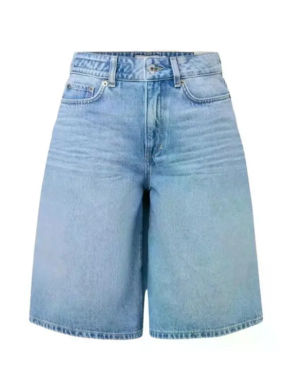 DRYKORN Faded Effect Denim Culottes - Blue